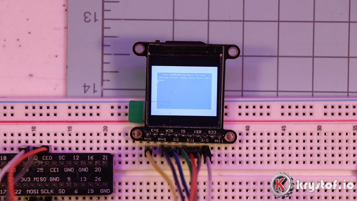 Mirroring Raspberry Pi HDMI Video to a ST7789 1.3 inch LCD Display ...