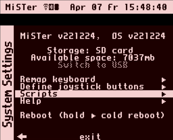 MiSTer FPGA Initial Setup and Network Mounting - Krystof.IO
